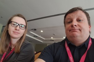 Dr Karolina Stępień i dr Tomasz Rawo na konferencji naukowej w ...